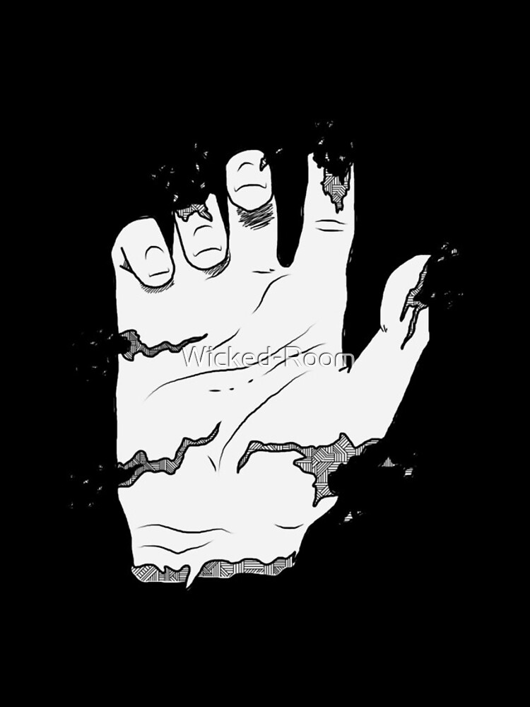 "Hand disintegrating slowly." iPhone Case for Sale by Wicked-Room ...