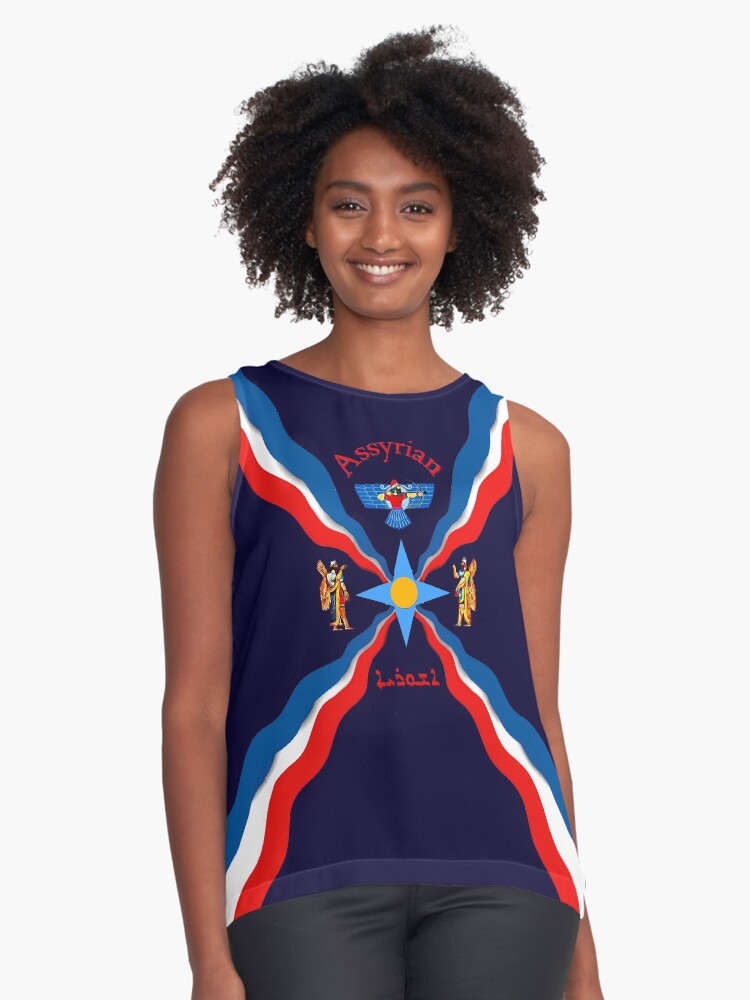 "Assyrian Flag" Sticker for Sale by doniainart | Redbubble