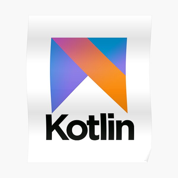 "Kotlin Logo für Kotlin Developer" Poster von hellkni9ht | Redbubble