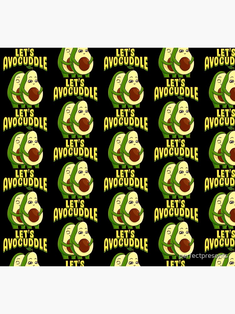 Funny Let's Avocuddle Cute Avocado Cuddling Pun Socks sold by Asma'u ...
