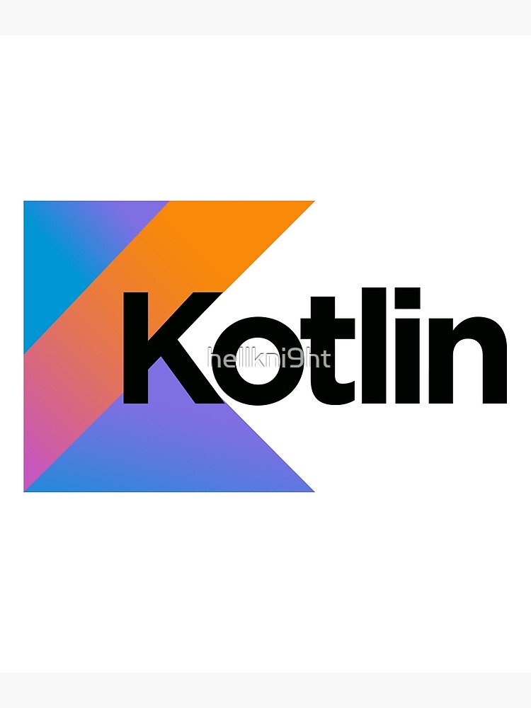 "K for Kotlin: Kotlin Logo" Poster for Sale by hellkni9ht | Redbubble
