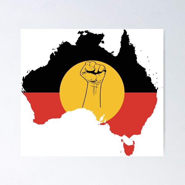 "Aboriginal Australian People Power" Poster for Sale by Taz-Clothing ...