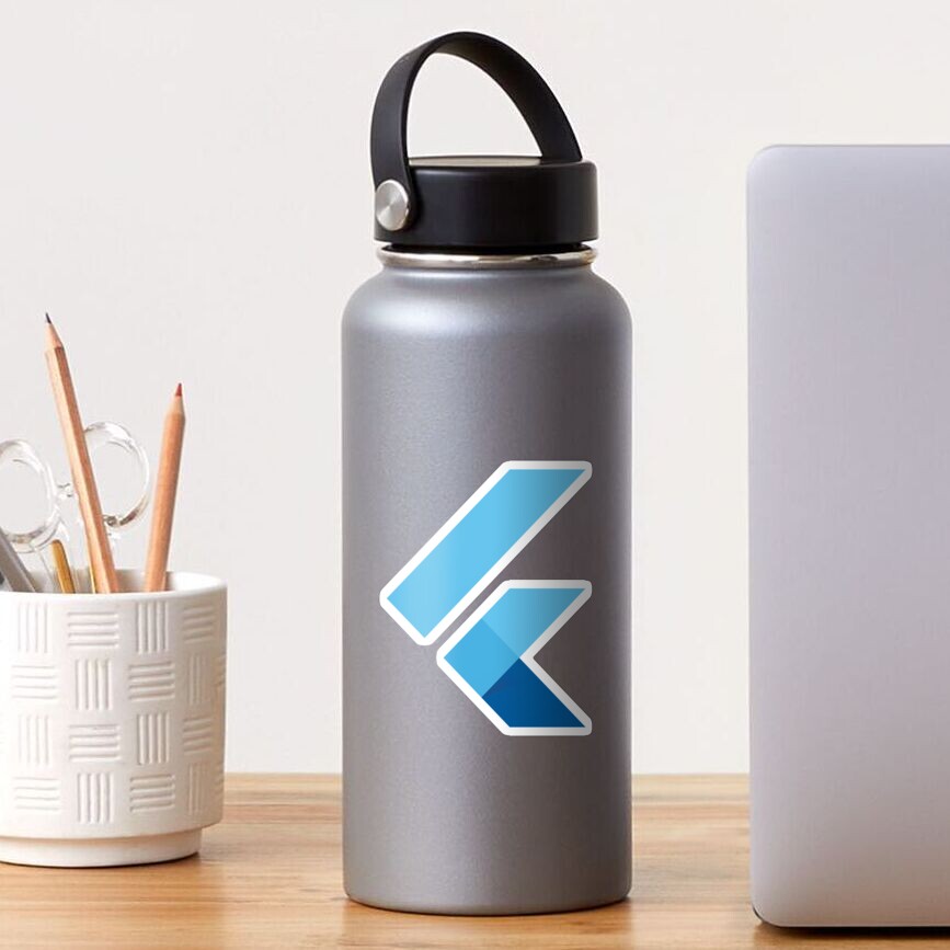 "SDK Flutter Logo" Sticker for Sale by ciberninjas | Redbubble