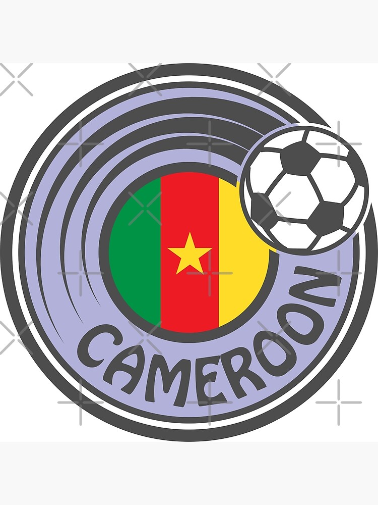 "Cameroon Football Soccer sign" Poster by studio838 | Redbubble