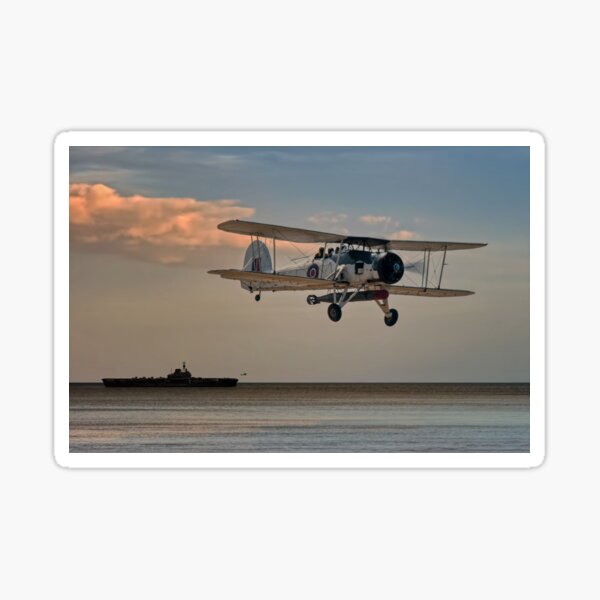 "Fairey Swordfish - torpedo bomber" Sticker by SteveHClark | Redbubble