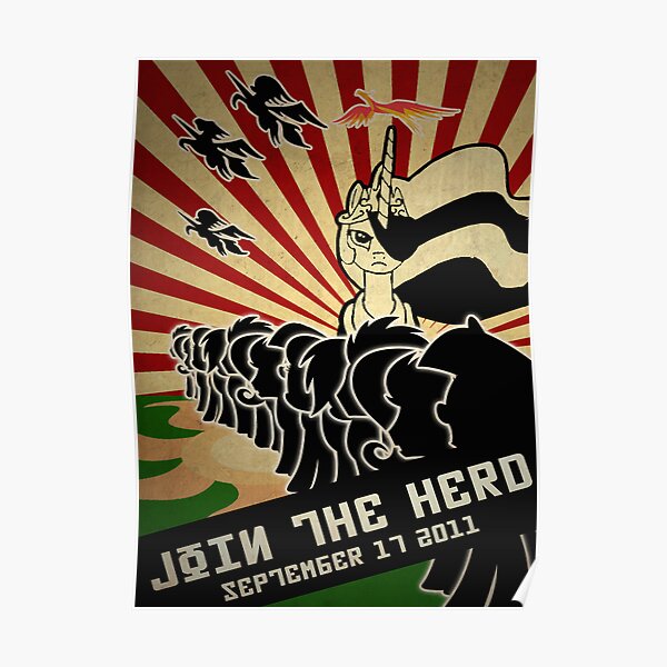 "My Little Pony poster " by tkwondo | Redbubble