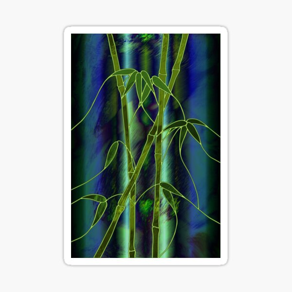 "Bamboo" Sticker for Sale by kerravonsen | Redbubble