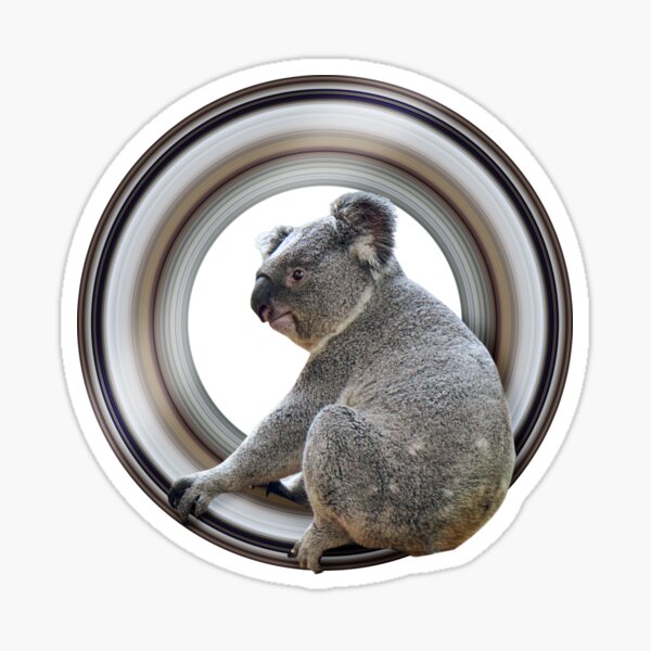 "Koala Pixel Stretch" Sticker for Sale by NikolaU | Redbubble