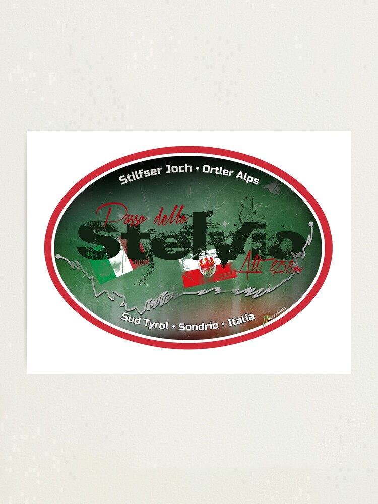 "Stelvio Pass - Passo Dello Stelvio Sticker & T Shirt Italy Italia 03 ...