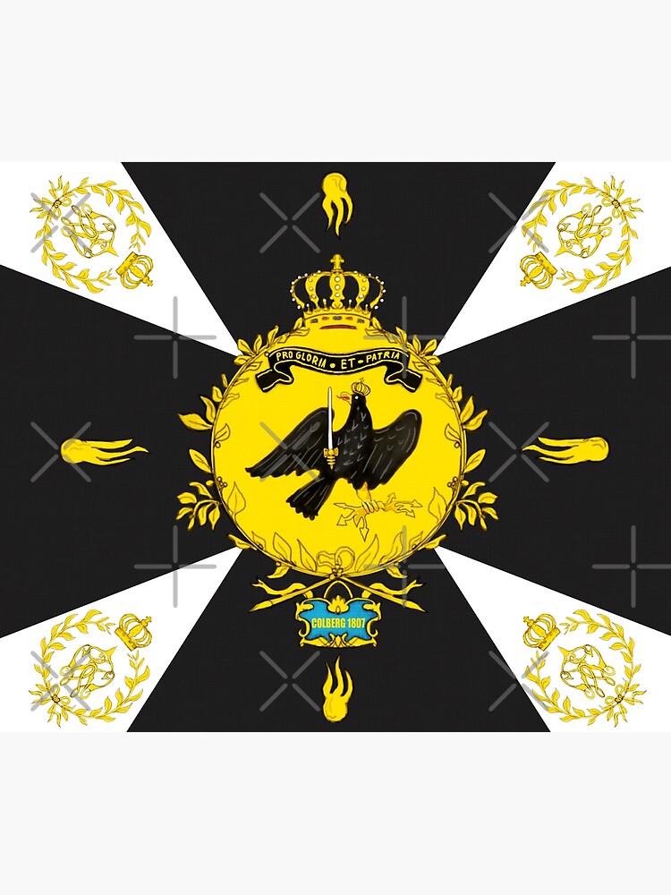 "Napoleonic Prussian flag "Colberg 1807"" Tapestry for Sale by ...