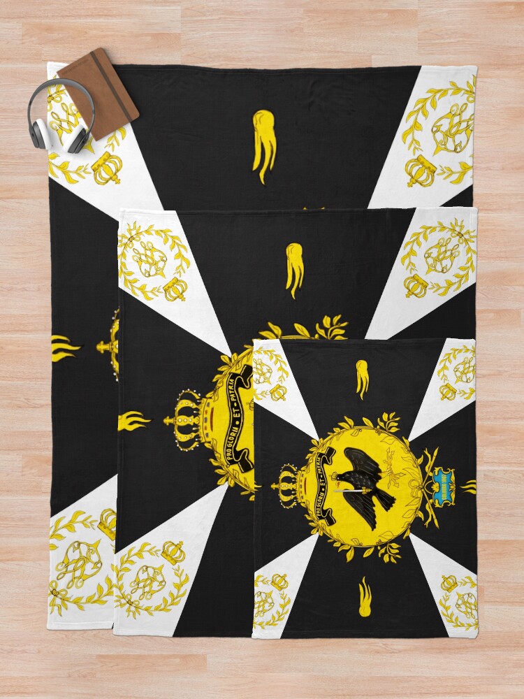 "Napoleonic Prussian flag "Colberg 1807"" Throw Blanket for Sale by ...