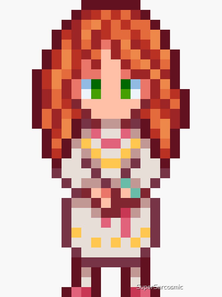 "MTaP Ginger (Stardew style pixel art)" Sticker by SuperSarcosmic ...