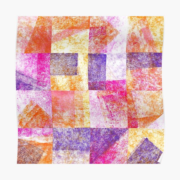 "Soft Hued Colors Collage" Poster for Sale by karens224 | Redbubble