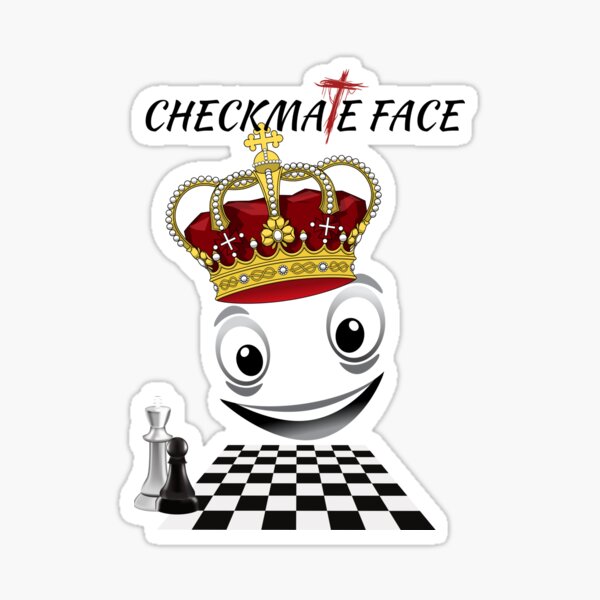 "Checkmate Face" Sticker by albix81 | Redbubble