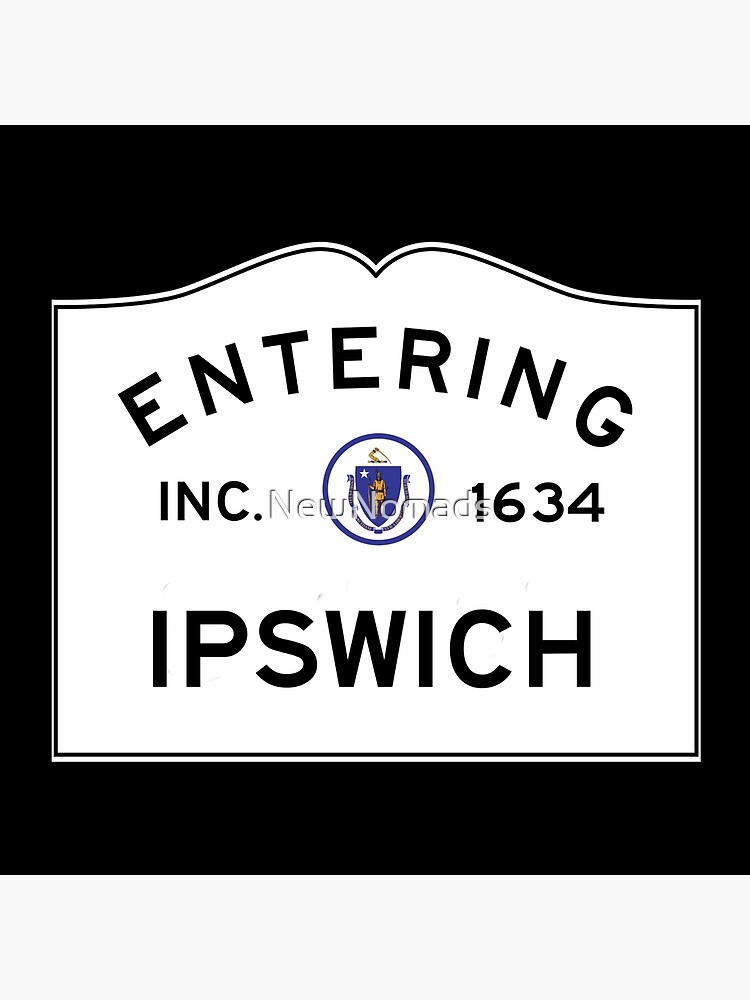"Entering Ipswich - Commonwealth of Massachusetts Road Sign" Throw ...