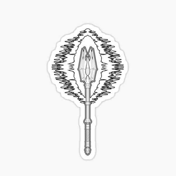 "Mace of the Dark Lord" Sticker for Sale by njonestees | Redbubble
