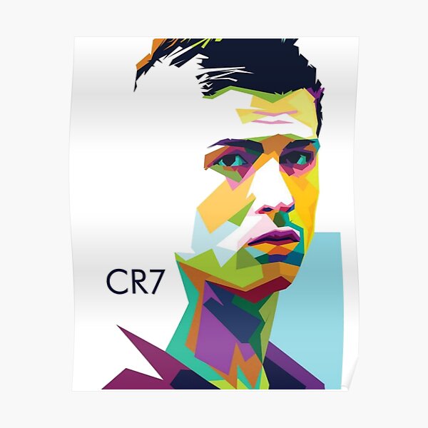 Poster « Cristiano Ronaldo CR7 Football Fan Art du joueur », par ...