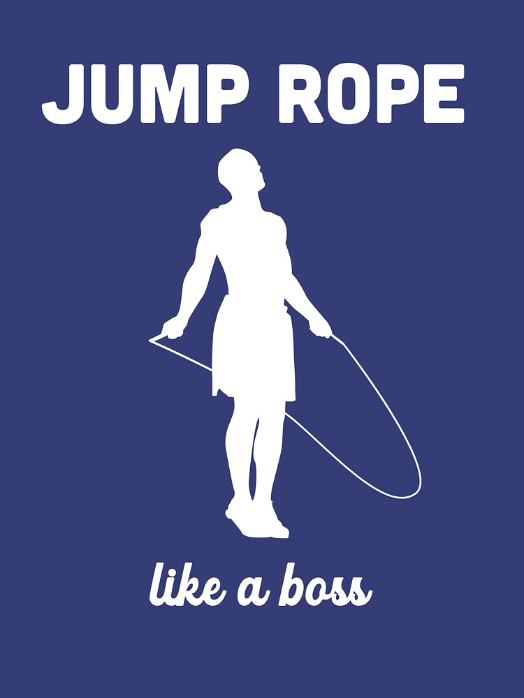 "Jump Rope Workout" T-shirt for Sale by vladocar | Redbubble | jump ...