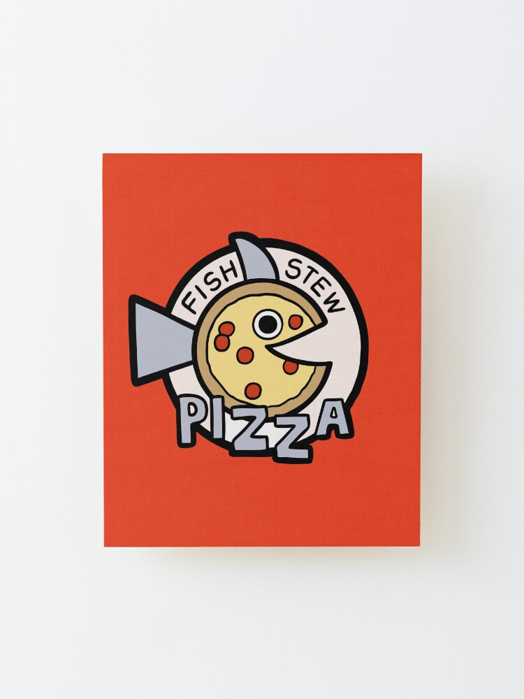 Lámina montada «Logotipo de Fish Stew Pizza de Steven Universe» de ...