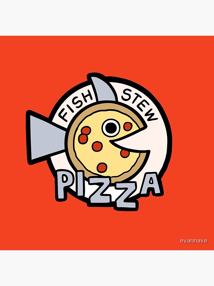 "Fish Stew Pizza Logo from Steven Universe" Art Print by evannave ...