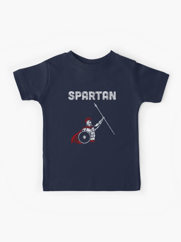 "Spartan Warrior" Kids T-Shirt for Sale by vladocar | Redbubble