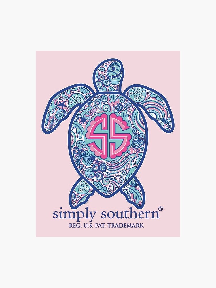 "Simply Southern" Sticker for Sale by jennarylee01 | Redbubble