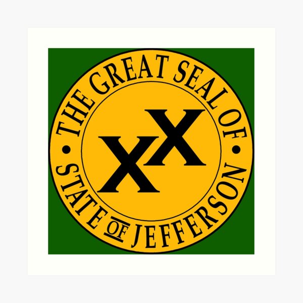 State Of Jefferson Wall Art | Redbubble