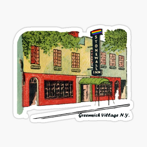 "Stone Wall Inn" Sticker for Sale by SwampfoxDesign | Redbubble