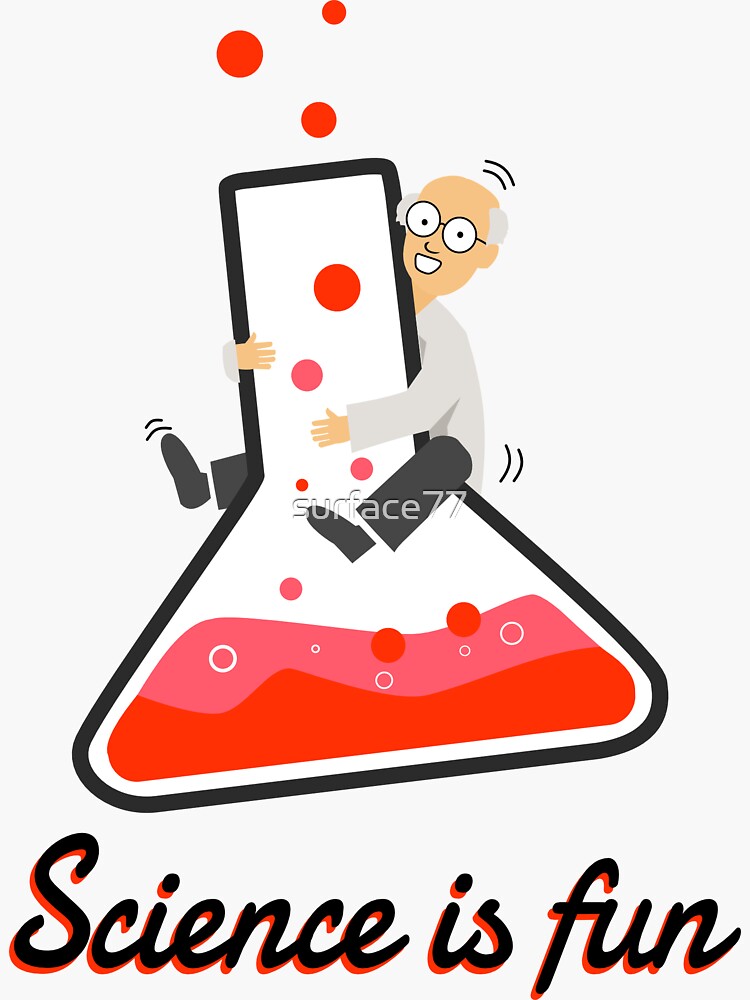 "Science is fun" Sticker by surface77 | Redbubble