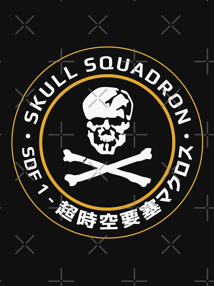 "Skull Squadron" T-shirt for Sale by SaotomeNanda | Redbubble | macross ...