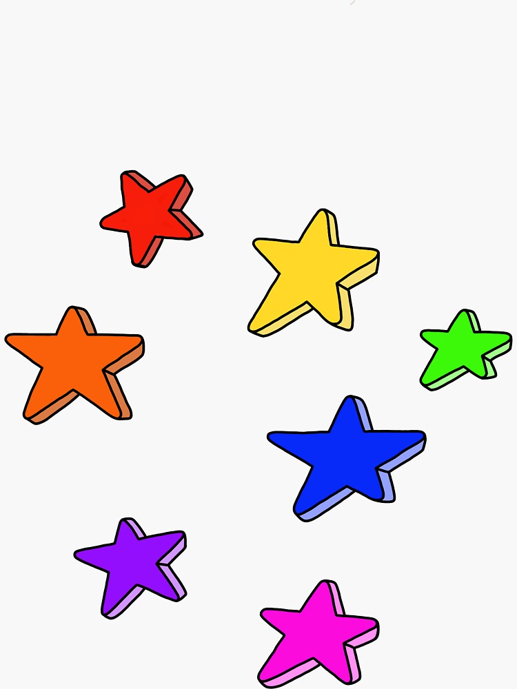 Star Pack Sticker For Sale By Taylorg1025 Redbubble