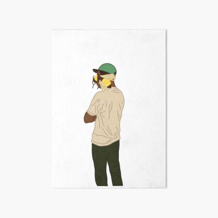 "Tyler the Creator Line Drawing" Art Board Print for Sale by lornebean ...