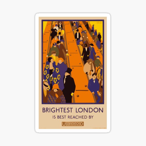 London Underground Stickers | Redbubble