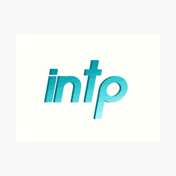 "intp aesthetic mbti" Art Print for Sale by lntuitiveDesign | Redbubble