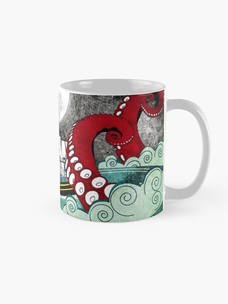 "Kraken Attack" Coffee Mug for Sale by theaberranteye | Redbubble