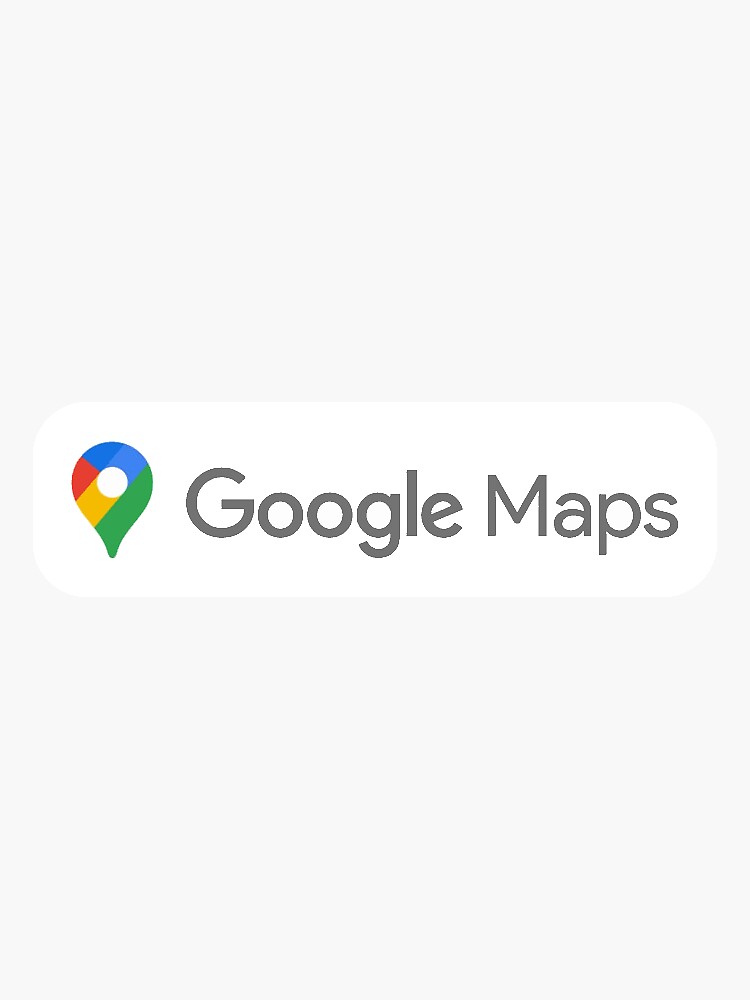 "Google Maps" Sticker by Licensed | Redbubble