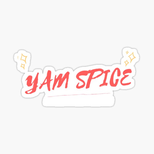 "Yam spice foods " Sticker for Sale by Kofibig | Redbubble