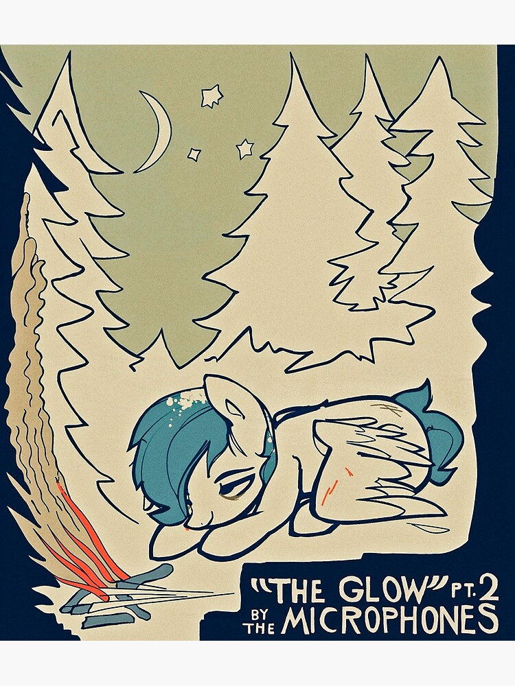 ""The Glow", pt.2 Pony Cover" Art Print by deafpunk | Redbubble