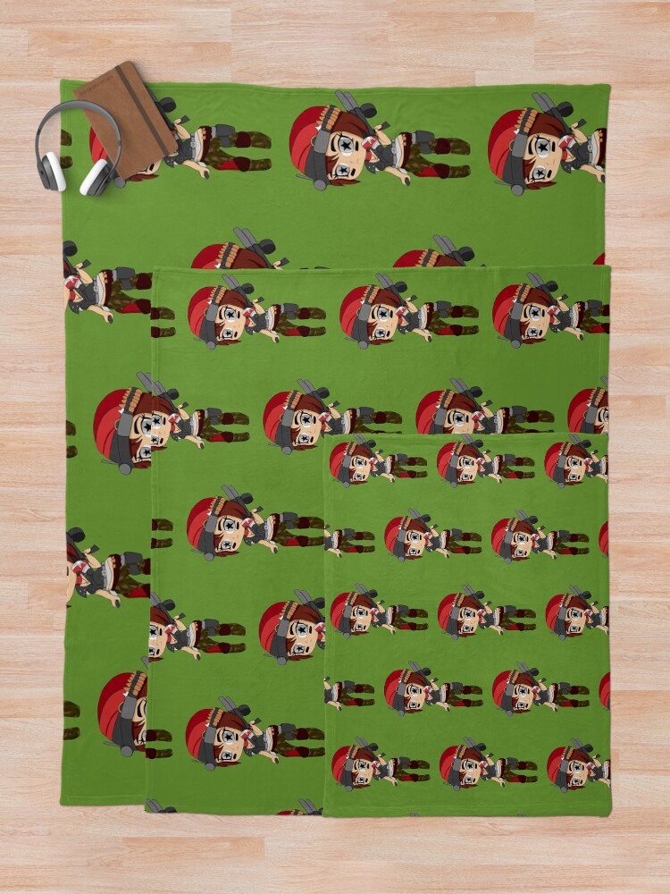 "Moze Chibi" Throw Blanket for Sale by Psych0S1ren | Redbubble