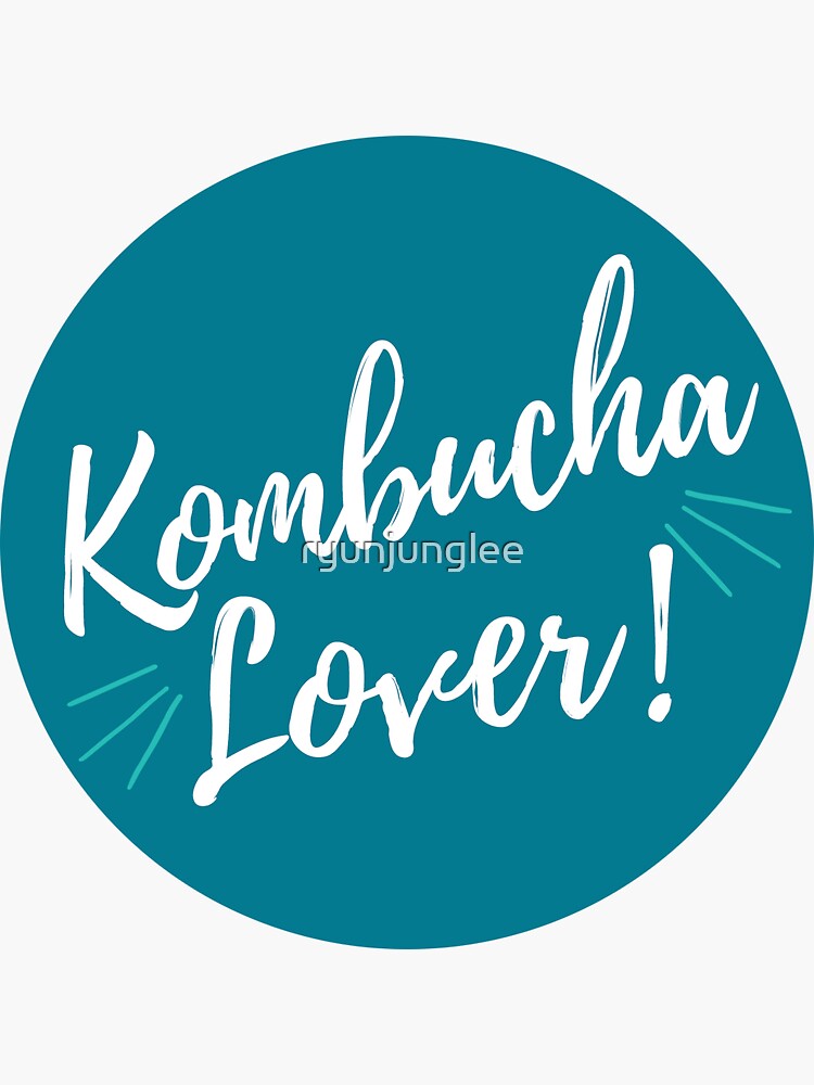 "kombucha lover" Sticker by ryunjunglee | Redbubble