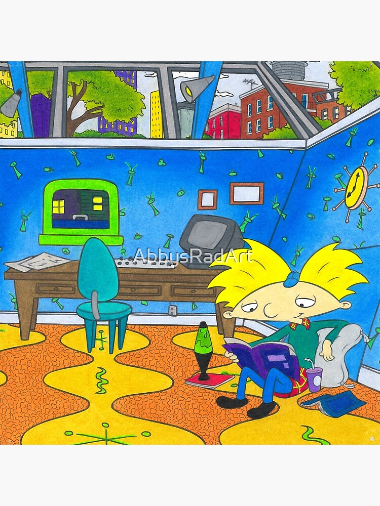 Lienzo «La habitación de Arnold Hey Arnold Nickelodeon» de AbbysRadArt ...