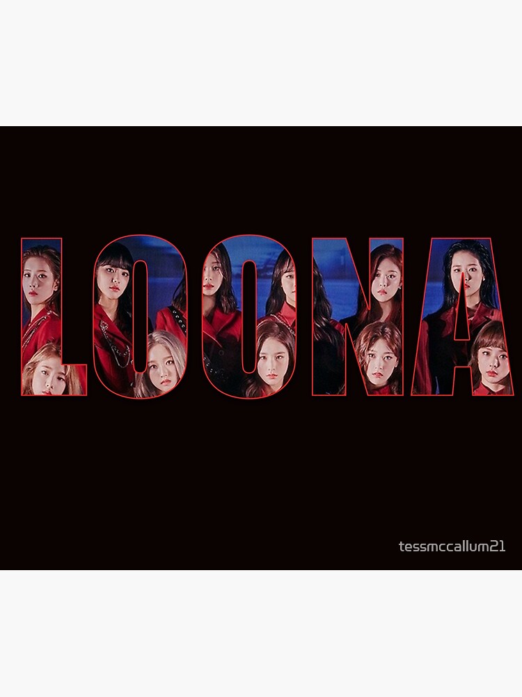"LOONA - Text" Poster by tessmccallum21 | Redbubble