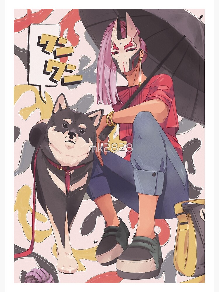 "Bad shiba" Poster by mk2828 | Redbubble