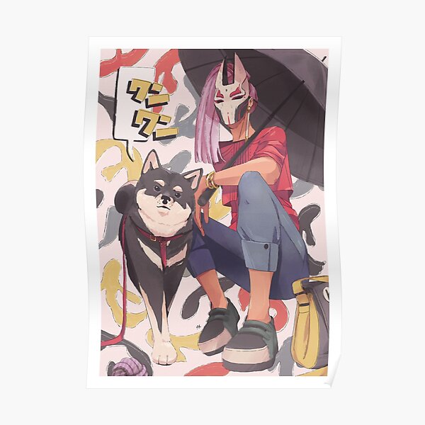 "Bad shiba" Poster by mk2828 | Redbubble