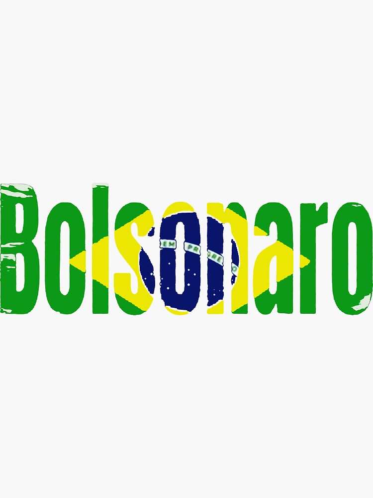 "Bolsonaro President Brazil Presidente Election 2020" Sticker for Sale ...