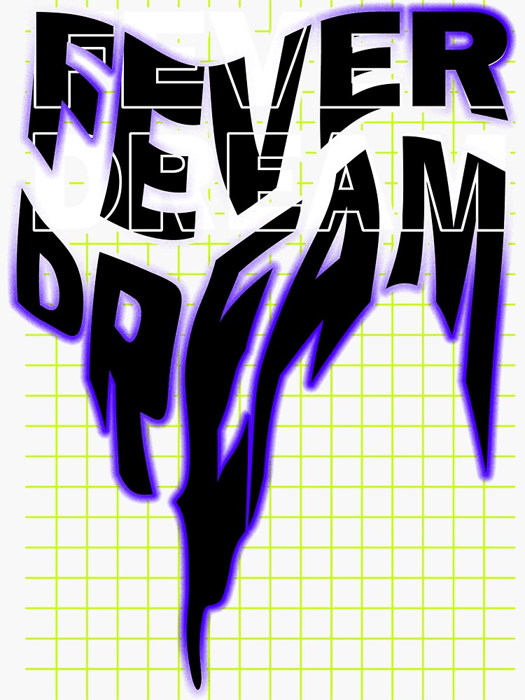 "FEVER DREAM | 3G" Sticker by masklayer | Redbubble