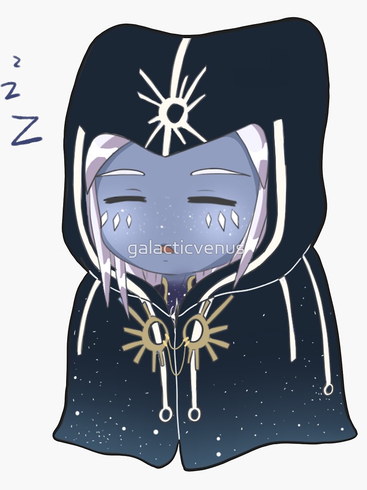 "Chibi Aaravos" Sticker for Sale by galacticvenus | Redbubble
