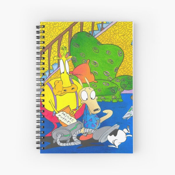 "Rocko's Modern Life Heffer Spunky Nickelodeon" Spiral Notebook by ...