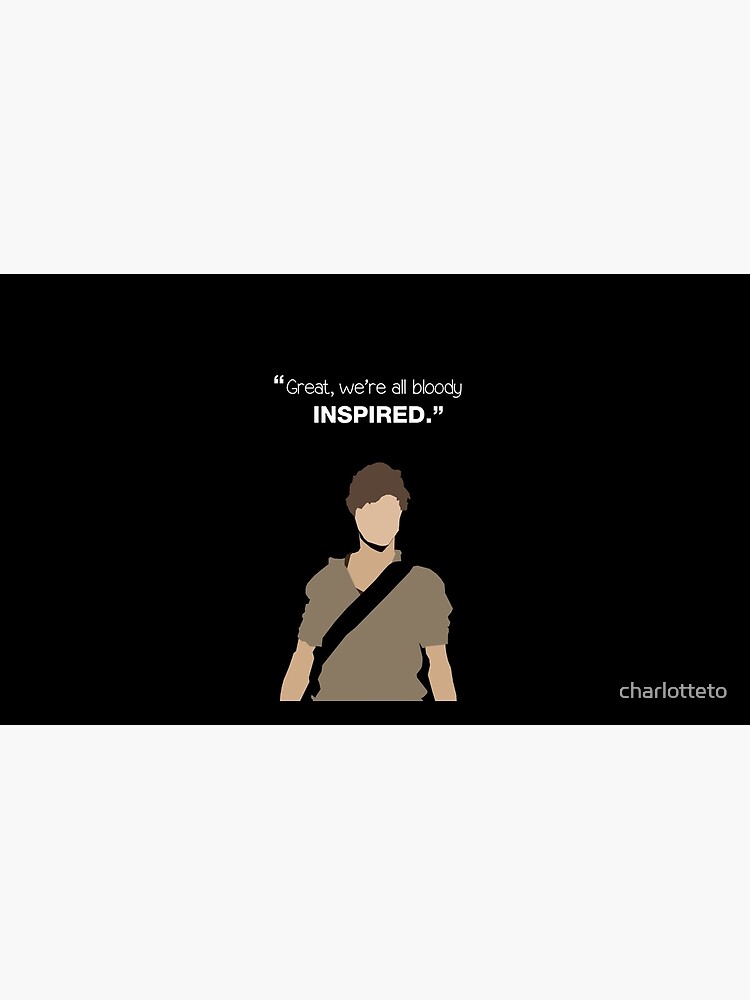 ""Great, we're all bloody inspired." Newt - The Maze Runner" Coffee Mug ...