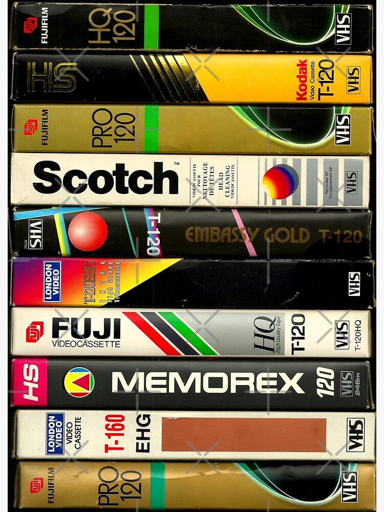 "90s VHS Nostalgia" Poster for Sale by ObiCyn | Redbubble